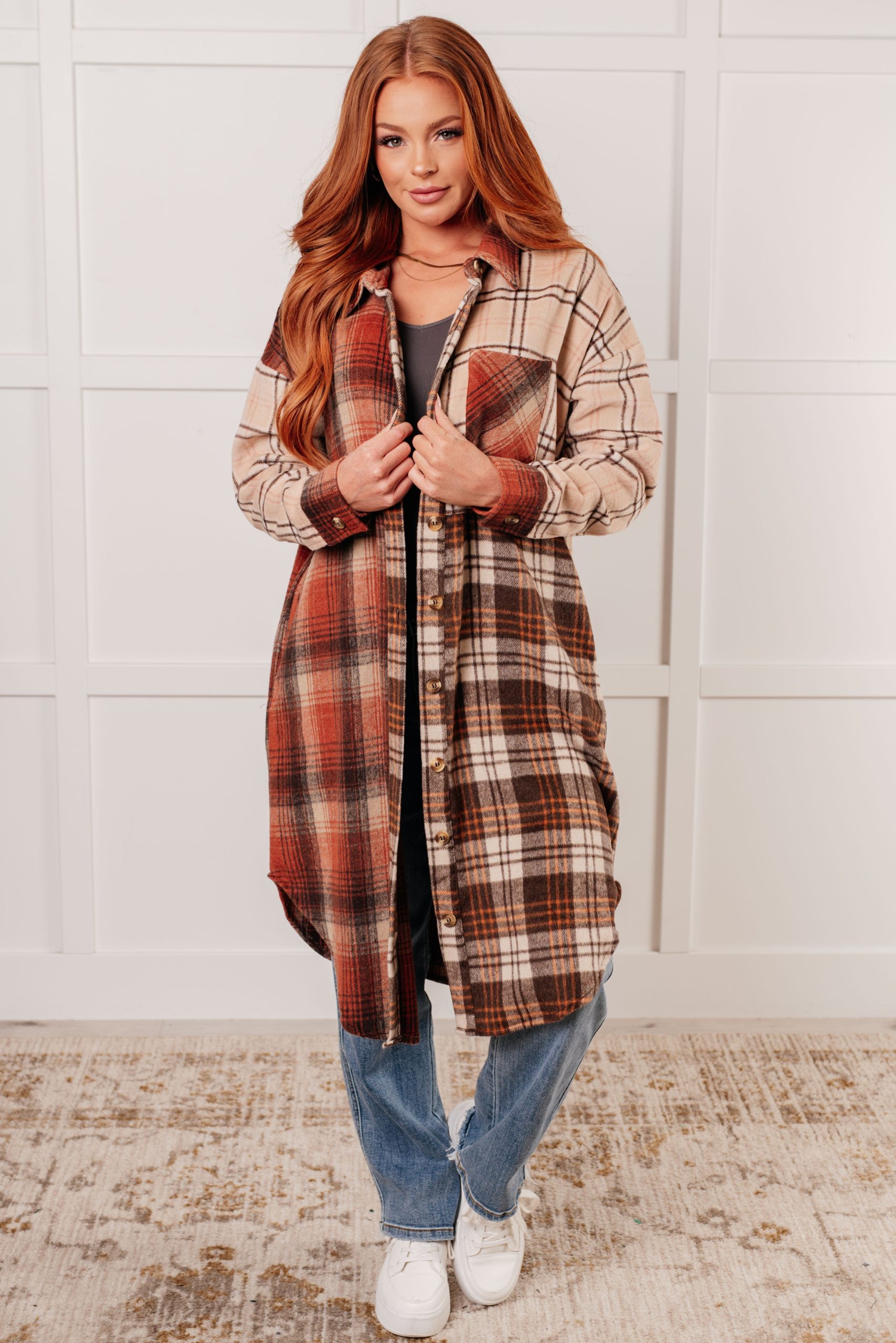 Cabin Fever Flannel Plaid Oversized Shacket – velveflow